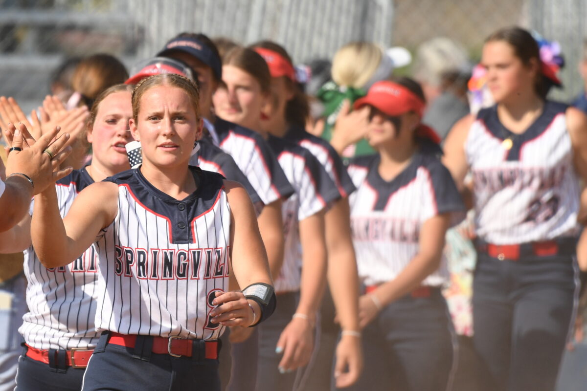 Springville softball’s strong start sparks sweep of Payson in 5A super ...